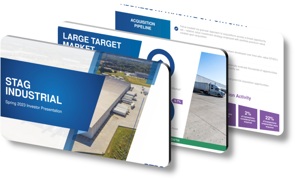 Effective Investor Communication: STAG Industrial's Spring 2023 Design ...