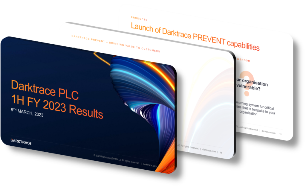 Darktrace's AI Cybersecurity Solutions: A Presentation Design Highlight ...