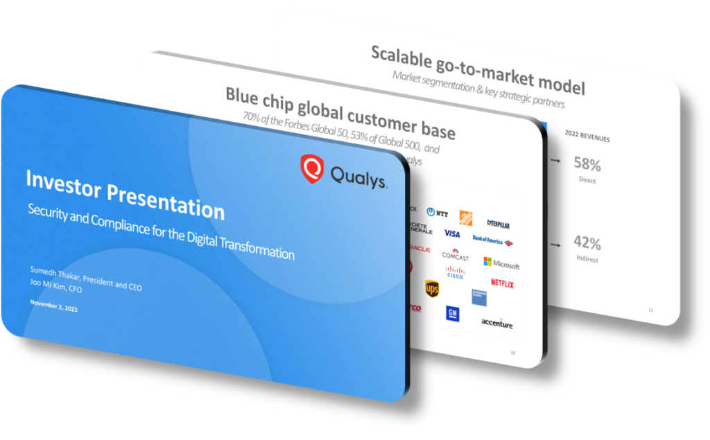 Effective Presentation Design for Qualys' Cloud Security Solutions ...