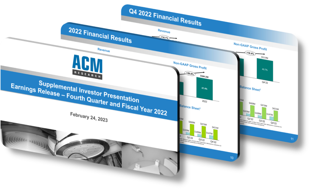 ACM Research's Financial Achievements through Presentation Design ...