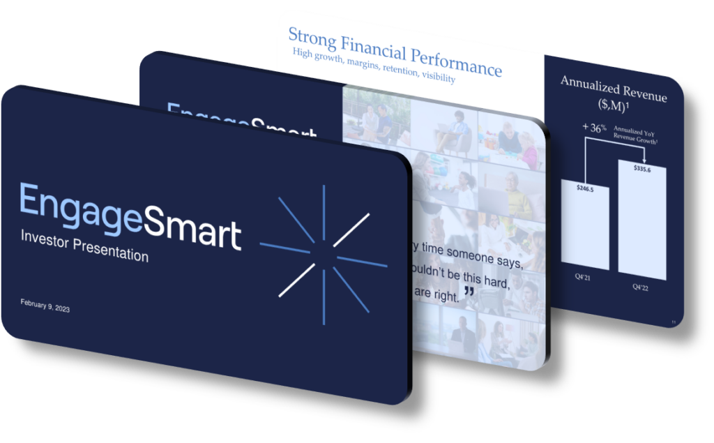 EngageSmart's Presentation Design: Unveiling Key Growth & Financial ...