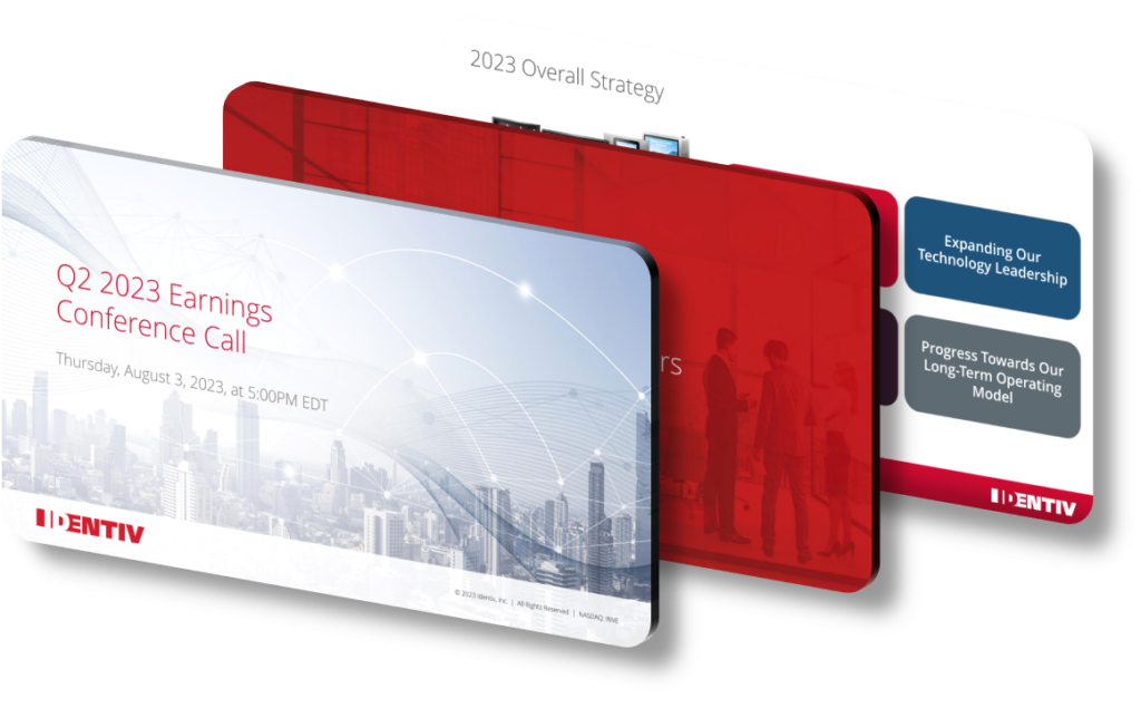 Q2 2023 Identiv Design: IoT & Security Growth Highlighted | SlideGenius