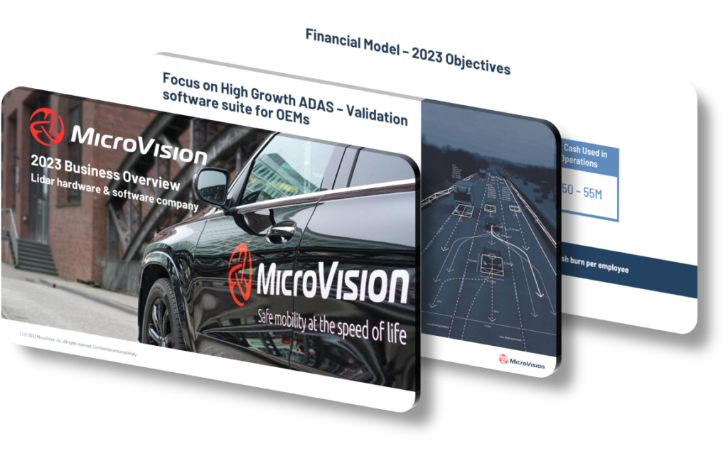 MicroVision's Lidar Innovations in Presentation Design | SlideGenius