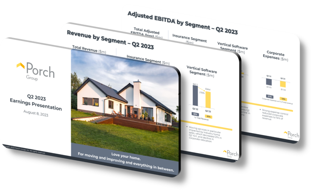 Effective Q2 2023 Porch Group Presentation Design Strategies | SlideGenius