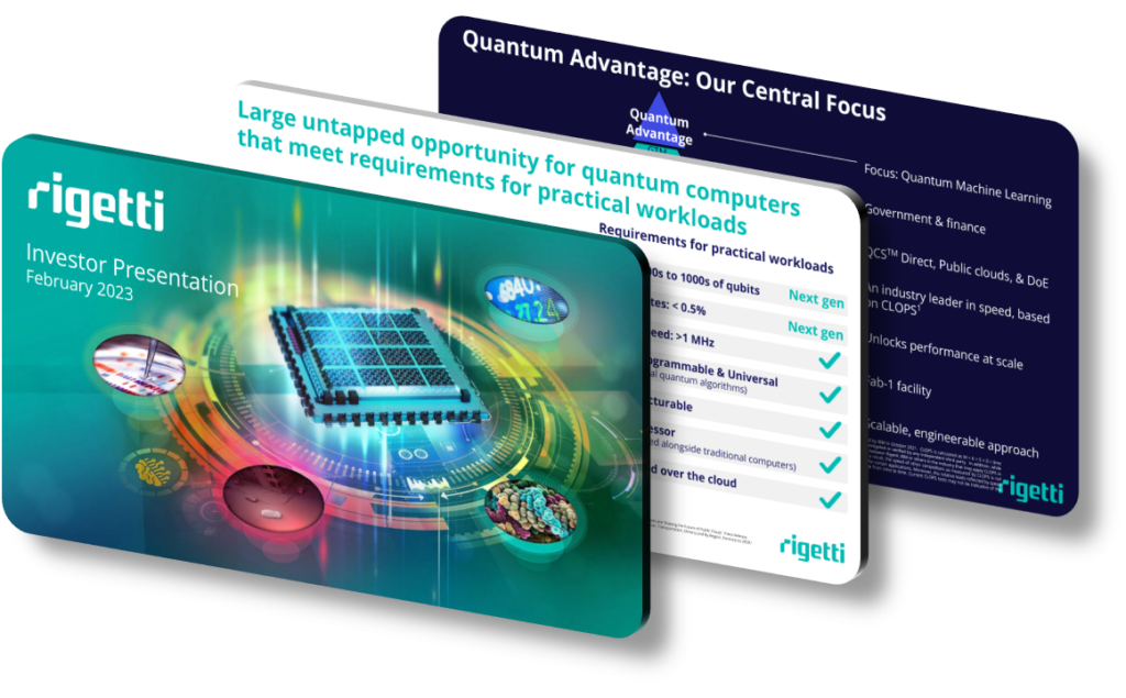 Rigetti Computing's 2023 Quantum Presentation Design Excellence | SlideGenius