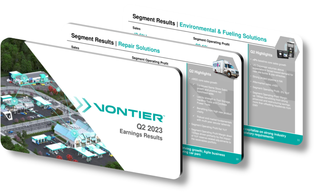 Vontier's Q2 2023 Presentation: Highlighting Mobility Innovations | SlideGenius